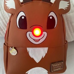 Loungefly | Bags | Loungefly Rudolph The Red Nose Reindeer Mini ...